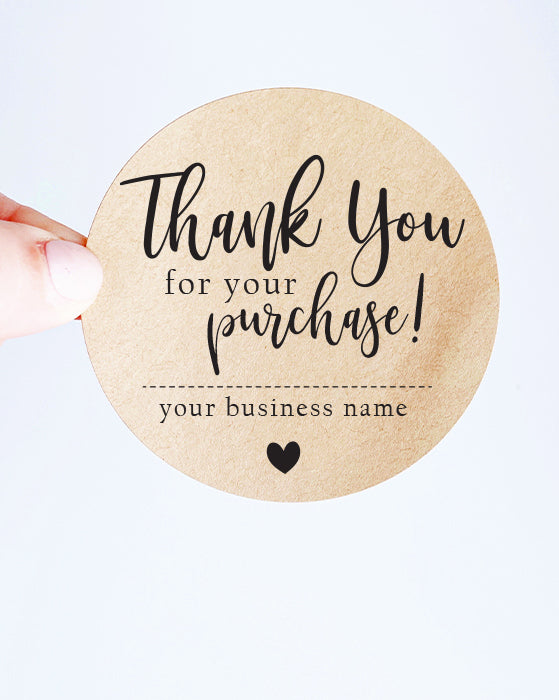 Thanks For Your Business Thank You Supporting My Business Hand Stock